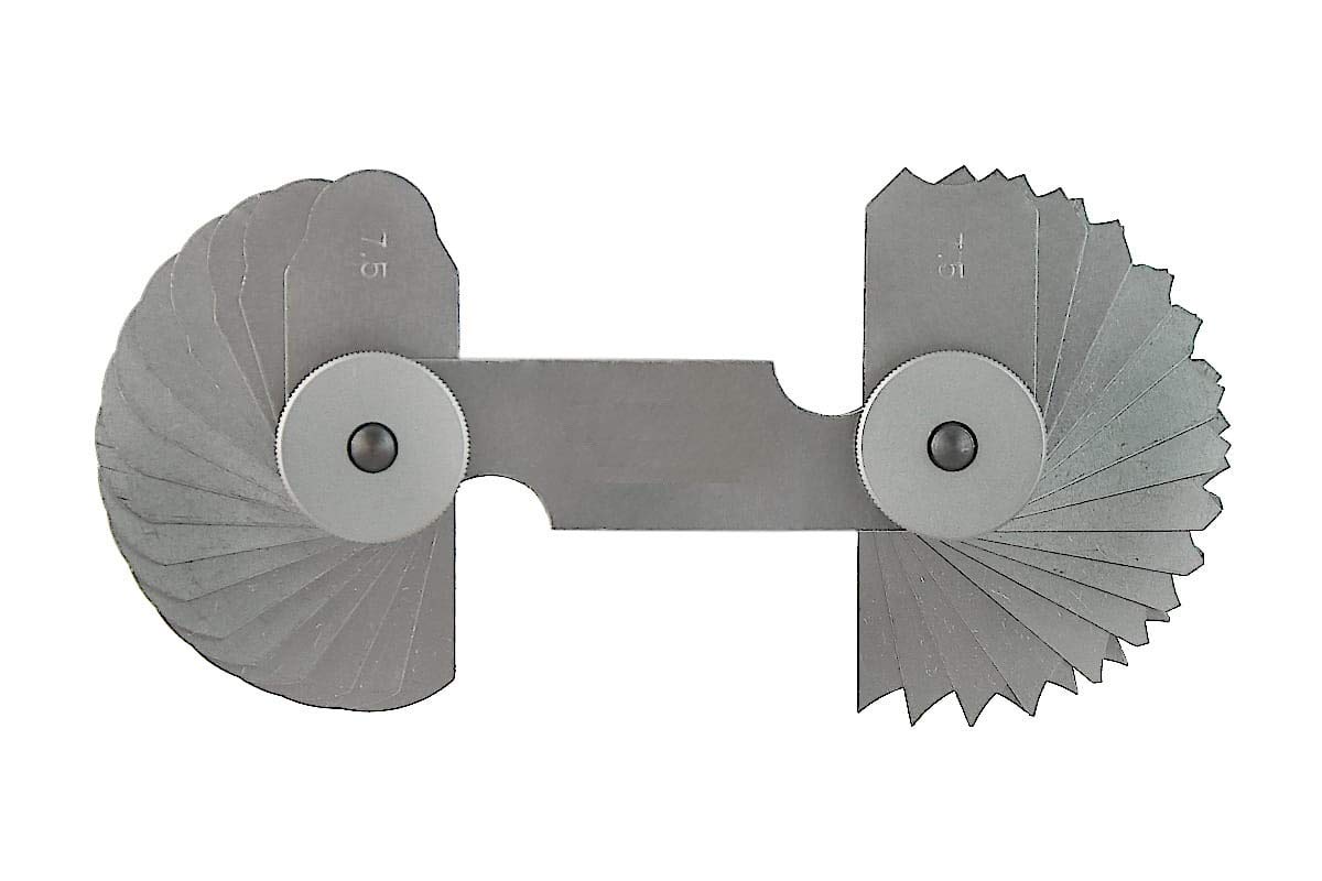 Radius gauge 1mm to 7mm 34 leaves - Breeze tools