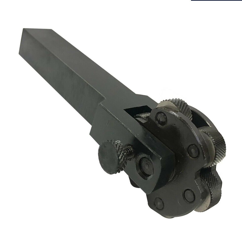 Lathe Knurling Tool Holder 6 Wheel Multi Knurls Rotating Head-Heavy ...