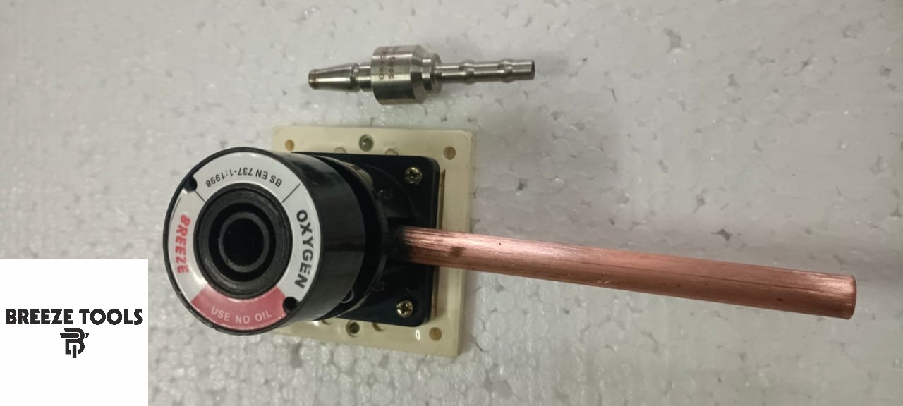 Oxygen Medical Gas Outlet Side Connection with Oxygen Probe with ...
