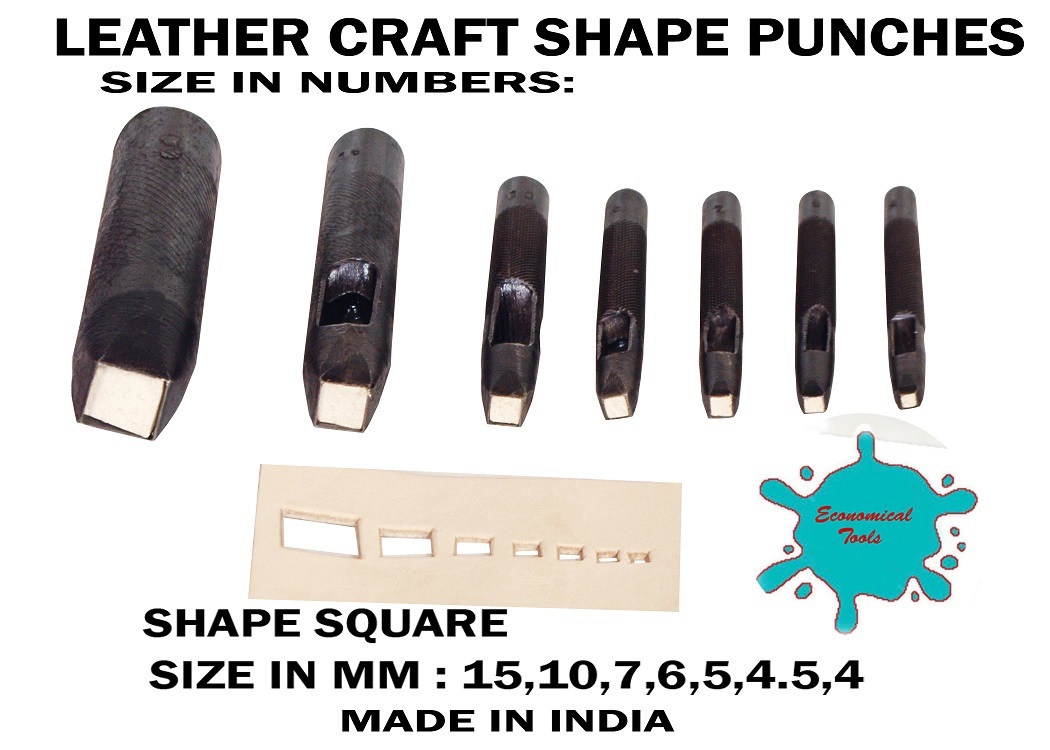 Leather Craft Shape Punch Design Square - Breeze tools
