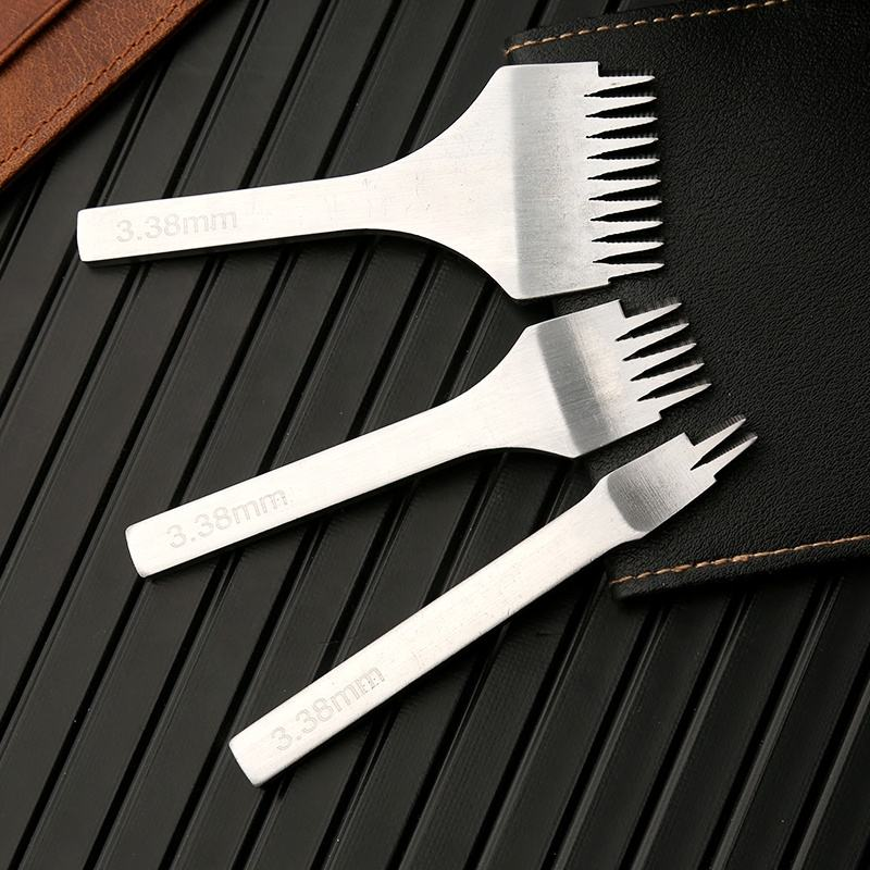BreCraft® 3Pc Leather Craft French Style Chisel Set - Breeze tools